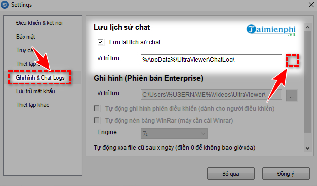 How to Change Chat History Folder in Ultraviewer