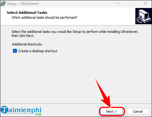 - Then press Install to set up Ultraviewer on your computer.