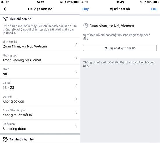 Changing Your Facebook Date Location on Android, iPhone