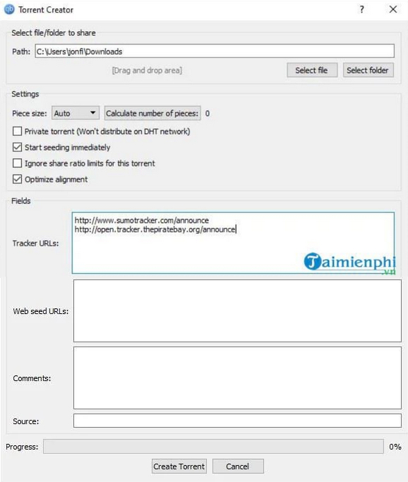 Creating Torrent Files Easily with Software or Online Tools