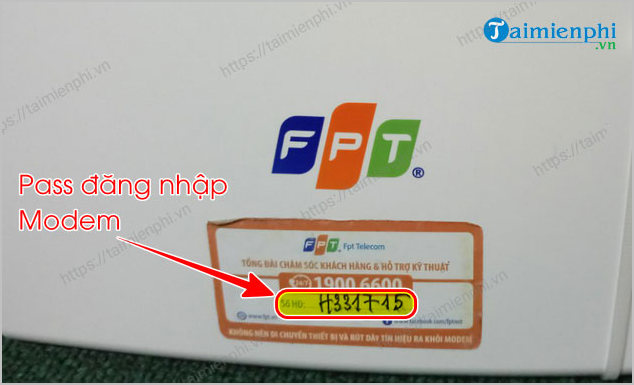 Discovering User and Password for FPT Modem Access