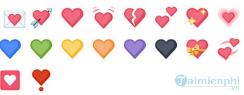 Compilation of the Most Beautiful Facebook Heart Icons