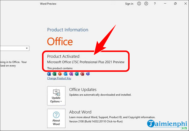 Key Office 2021 - Danh sách mã kích hoạt vĩnh viễn