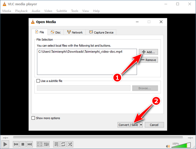How to Remove and Separate Video Audio with VLC Media Player on PC