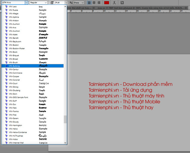 Mastering Typing VNI Fonts with Vietnamese Accents in Photoshop