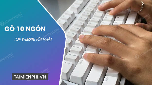 Top-rated 10-finger typing websites in 2024