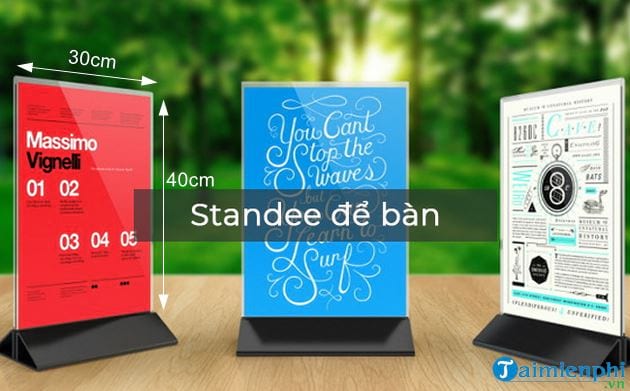 Standard Standee Dimensions: Standing and Tabletop Advertising Stands ...