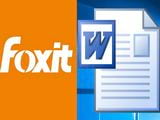 Converting PDF to Word using Foxit Reader and UniPDF