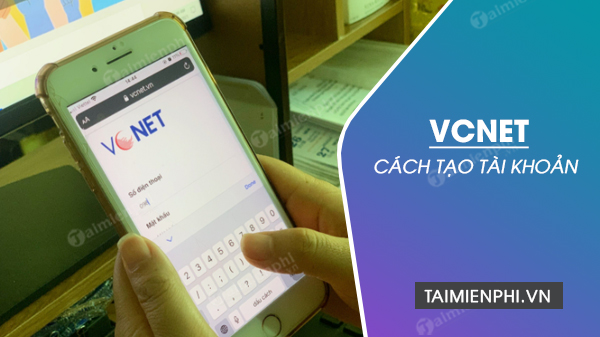 How to create a VCNET account, register for a VCNET account