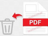 Removing Images and Copyright Logos from PDF with PDF Watermark Remover