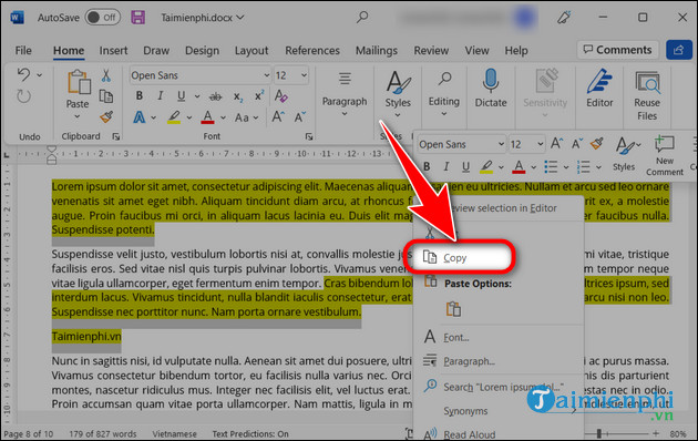 How to Copy Highlighted Text in Word