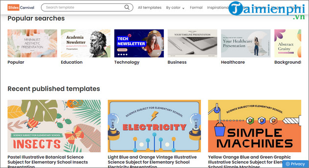 Free PowerPoint Template Repository, the Most Beautiful PowerPoint ...