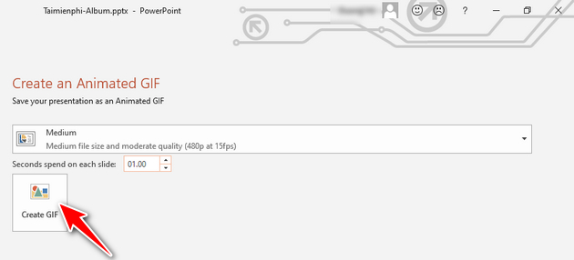How to Create Animated Images, GIFs with PowerPoint on Computer
