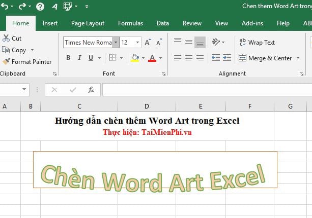 How to Enhance Your Excel 2016 with Word Art