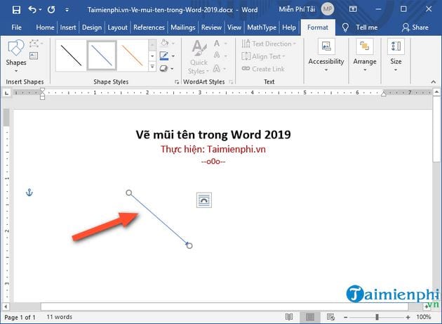 Guide To Drawing Arrows In Word 2019, Shapes, Straight, Curved, Dashed