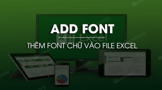 Adding Fonts to Your Excel Files (2016, 2019, 2010, 2007)