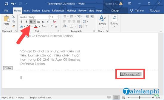 How to Remove Underline in Header and Footer in Word 2019, 2016, 2013