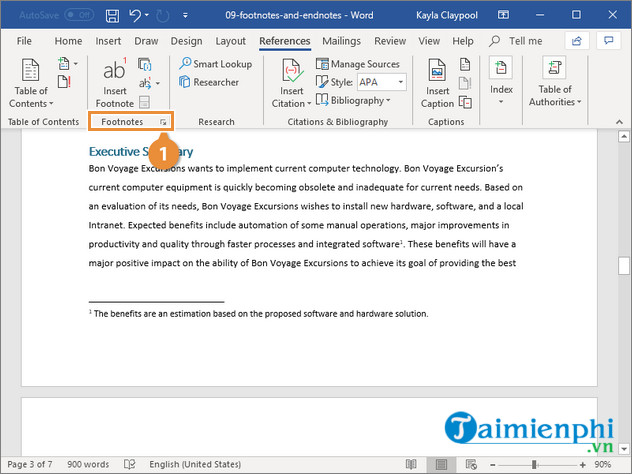 How to Create Footnotes in Word 365: Adding Endnotes