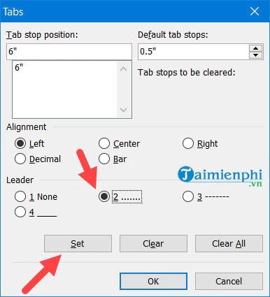 Creating Dotted Lines in Word 2003