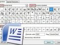 How to insert special characters into a text document