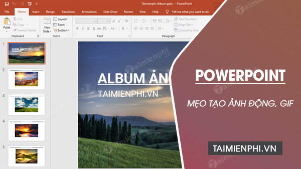 How to Create Animated Images, GIFs with PowerPoint on Computer