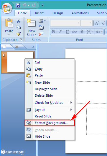 How to Change Slide Background in PowerPoint, Insert Background
