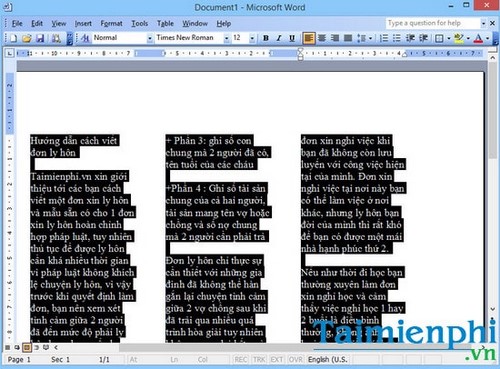 How to Divide Text into Multiple Columns in Word, Splitting Columns ...