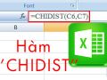Using CHIDIST Function in Excel: Examples and Application