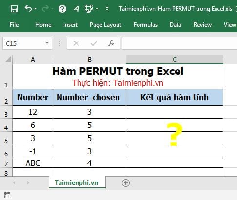 Unlock the Power of PERMUT Function in Excel
