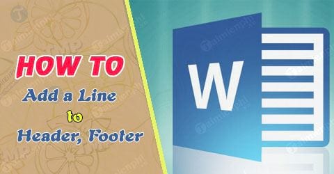 How to Add Lines in Word Header and Footer