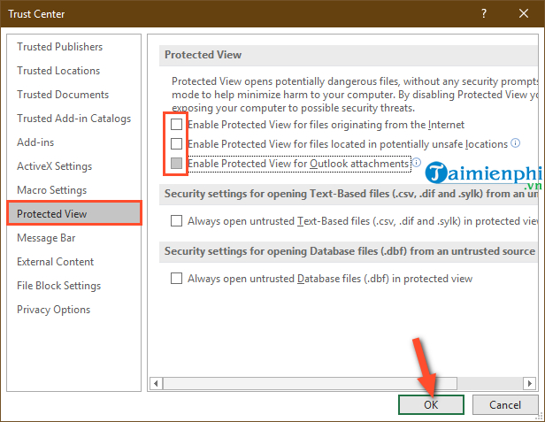 How to Turn Off Enable Editing when Opening Excel 2019