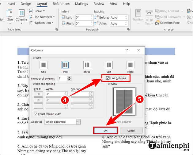 How to Divide Text into Multiple Columns in Word, Splitting Columns ...