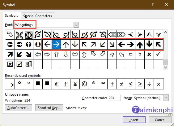 Guide to Writing Arrow Symbols in Word 2019