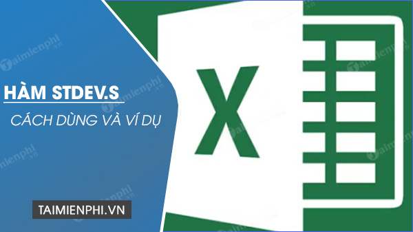 Exploring STDEV.S Function: Syntax and Usage in Excel