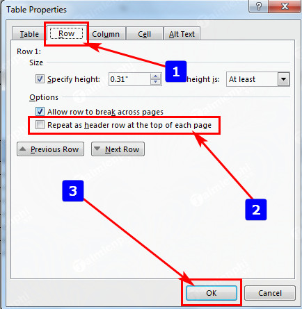 How to Repeat Table Headings Across Pages in Word