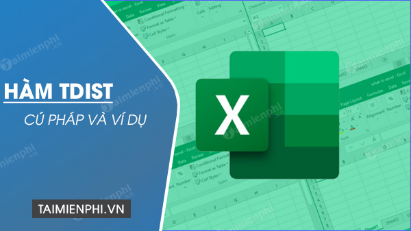 TDIST Function and Example