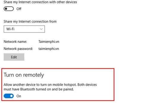 Turn on Wifi on Windows 10 Anniversary, create a Wifi hotspot on Windows