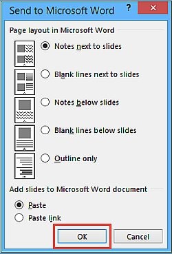 How to Embed PowerPoint Slides in Word and Convert PowerPoint to Word