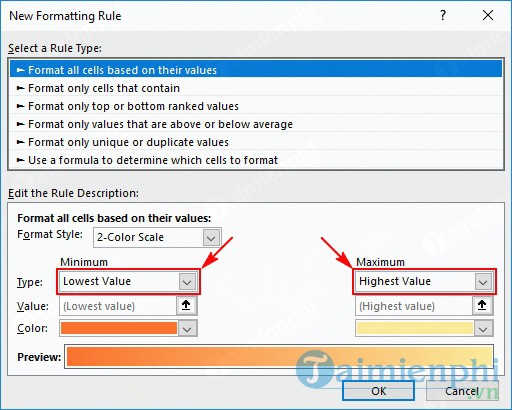 Coloring Formula in Excel, Alternating Color on Spreadsheet