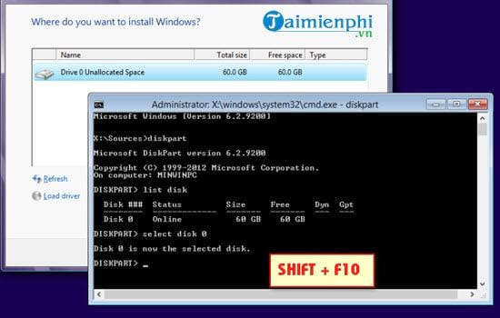 Encountered a snag while installing Windows 10: 'Windows can't be ...