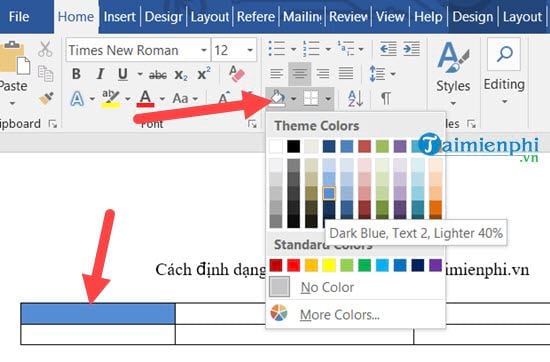 Formatting Tables in Word 2016, 2013, 2010, 2007, 2003