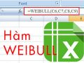 Using WEIBULL Function in Excel - Weibull Distribution, Examples, and Application