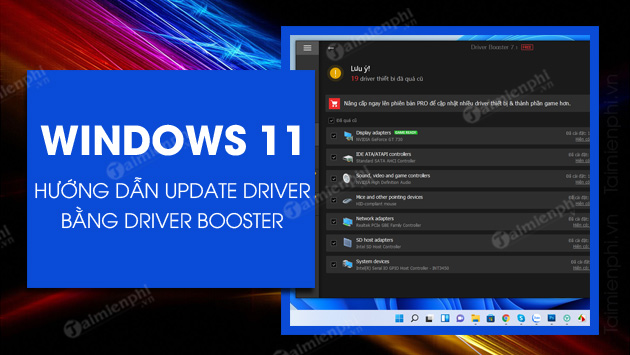 Updating Windows 11 Drivers Using Driver Booster