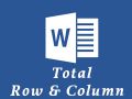 Calculate Row and Column Totals in Word 2013