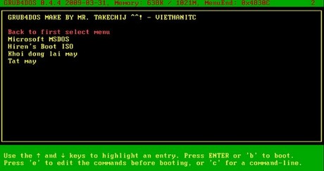 Customizing Boot Menu Colors in Grub4dos