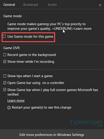 How to Enable or Disable Game Mode on Windows 10