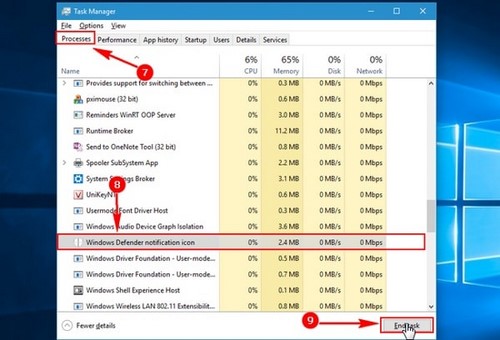 How to Hide Windows Defender Icon on Windows 10