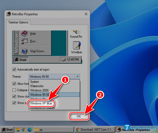 Simple guide to installing Windows XP interface on Windows 11