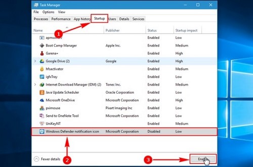 How to Hide Windows Defender Icon on Windows 10