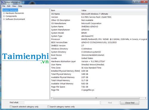 How to Check Computer Configuration using msinfo32 Command